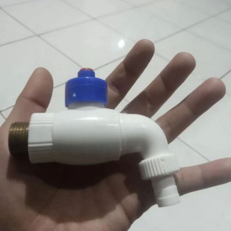 Kran Air PVC plastik 1/2