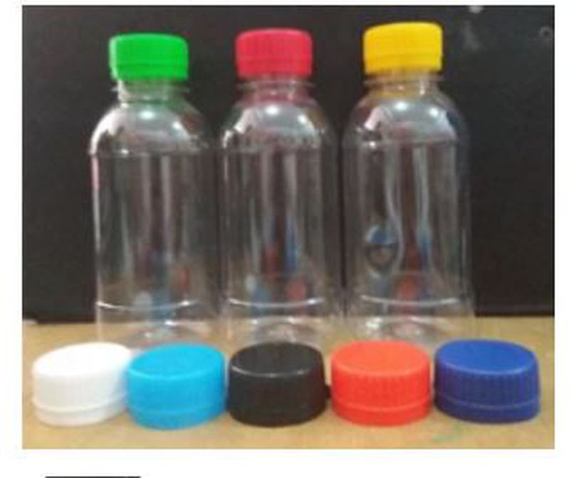 BOTOL CABE 200 ML - TUTUP WARNA WARNI