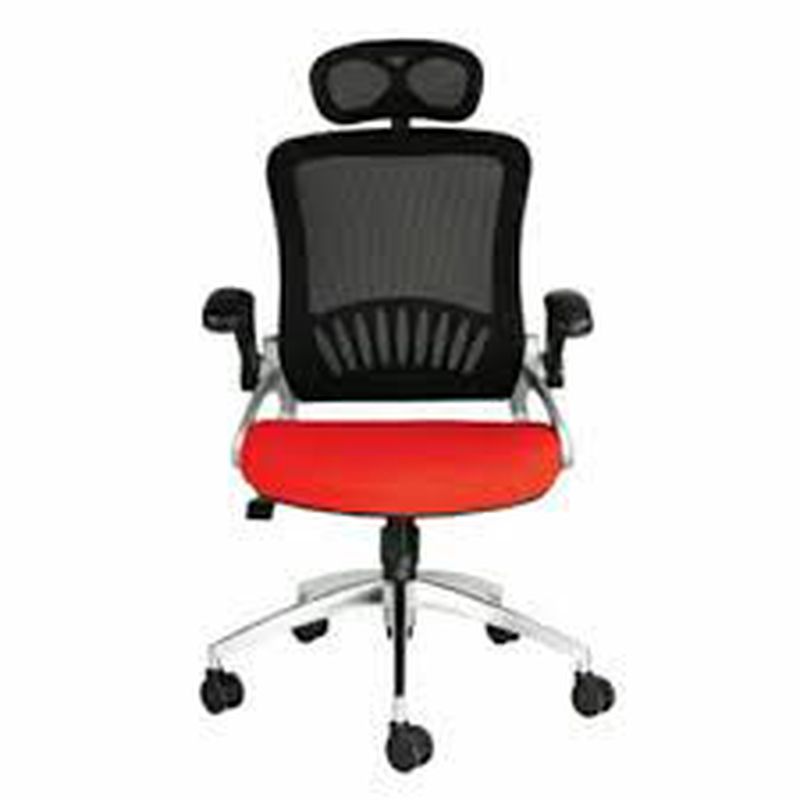 Savello Kursi Kantor Radiant L - LA Aluminium - Kain - Hitam