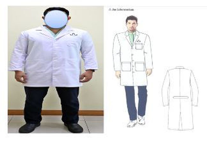 JAS LABORATORIUM PRIA/ WANITA LENGAN PANJANG