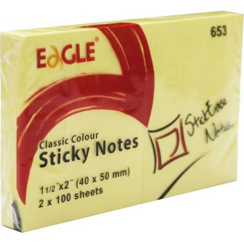 sticky note yellow 40x50mm