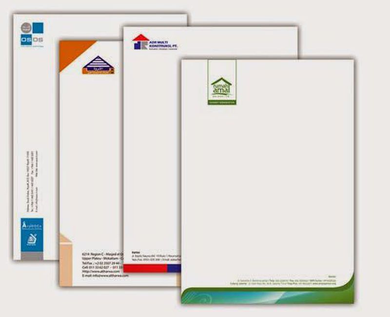 Cetak Kop Surat Uk Folio HVS 80 Gram