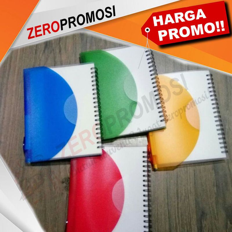 Souvenir Memo clear pocket (807) Blocknote Spiral