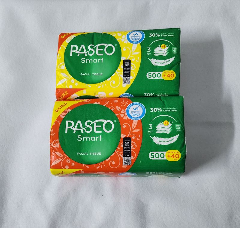 Paseo Smart Facial Tissue 250's