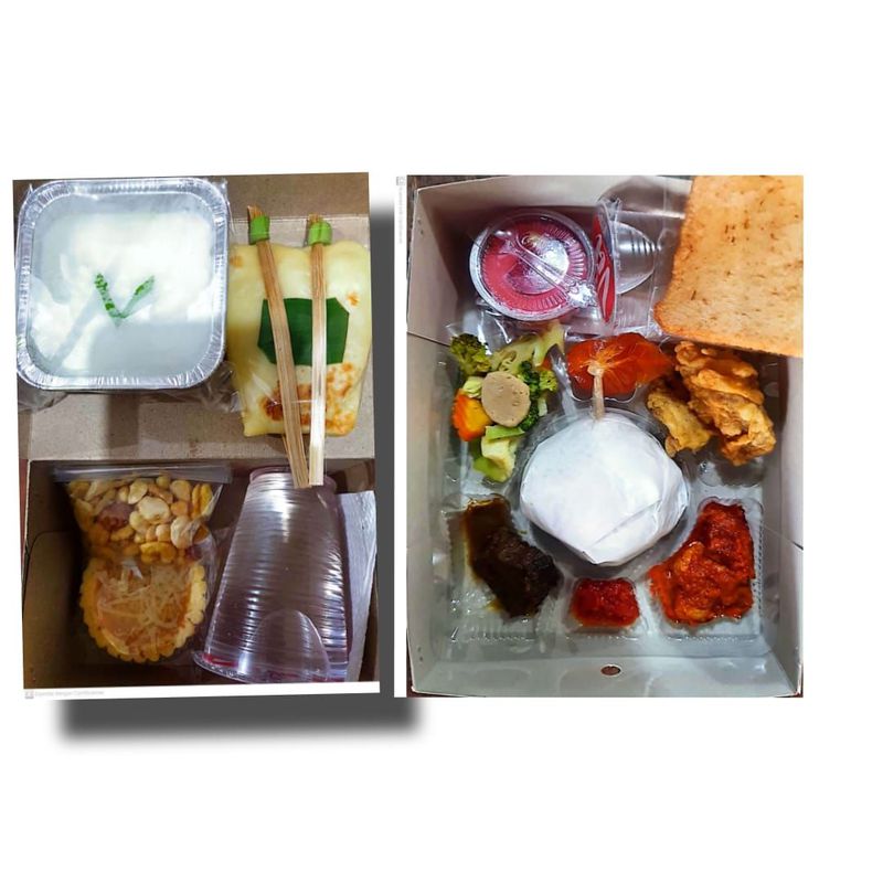 PAKET NASI BOX DAN SNACK BOX - PAKET DELIMA