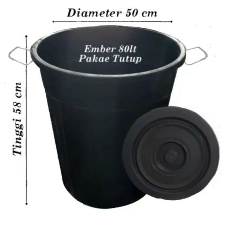 Ember besar dengan tutup