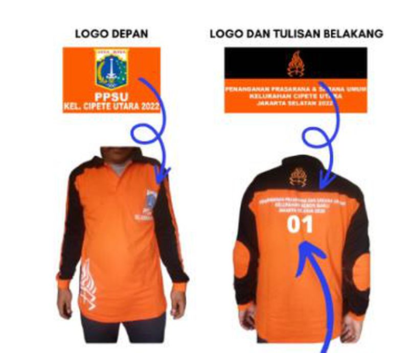 KAOS KERJA LAPANGAN PPSU LENGAN PANJANG