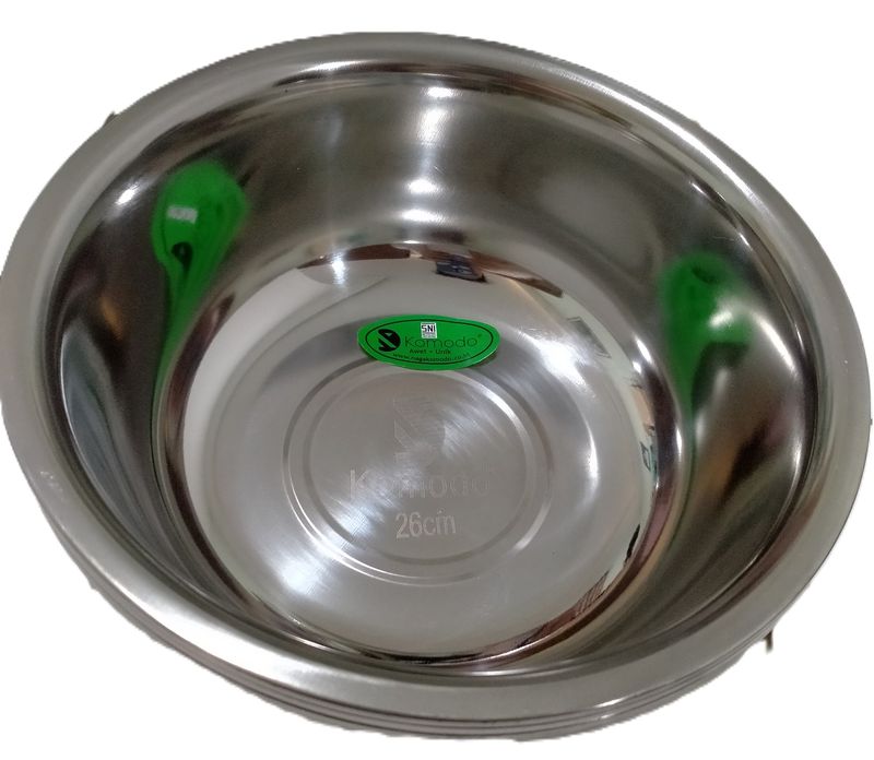 Baskom Aluminium (diameter 26 cm,tinggi 11 cm)
