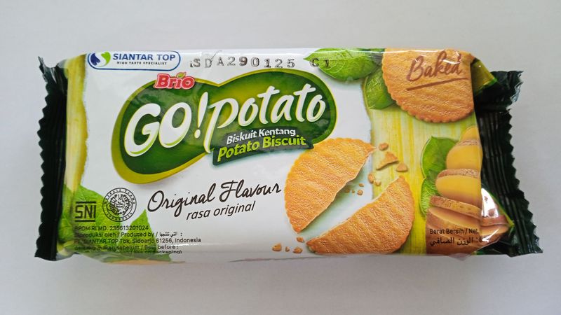 Brio Crispy Biscuit Cracker Go Potato 60G