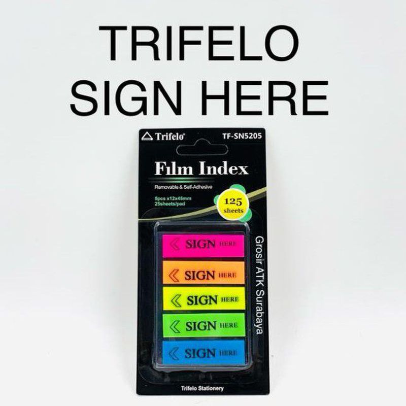 STIKER PEMBATAS TANDA TANGAN TRIFELO