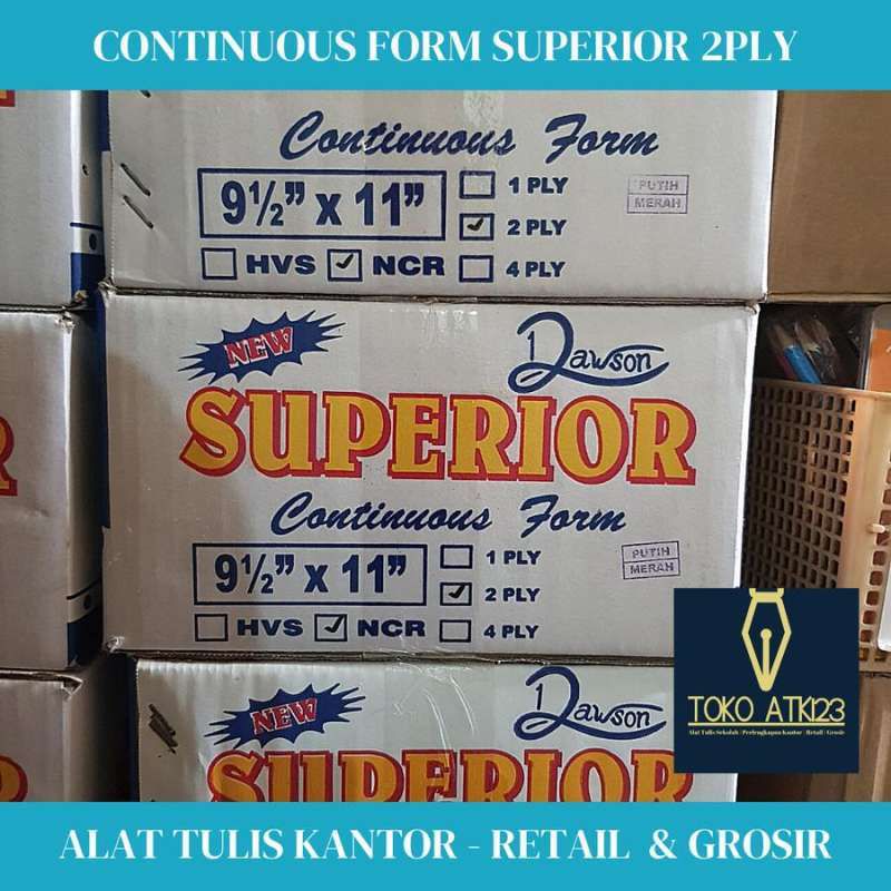 KERTAS CONTINUOUS FORM 2 PLY SUPERIOR
