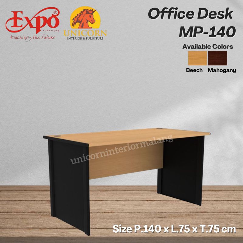 Office Desk Expo Type MP-140 - Mahogany