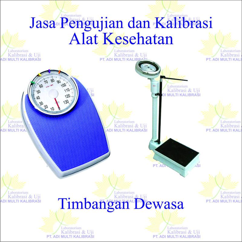 Kalibrasi Timbangan Injak Dewasa/ Timbangan Injak Digital