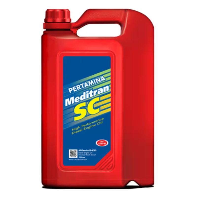 OLI PERTAMINA MEDITRAN SC SAE 15W-40 KEMASAN 10L