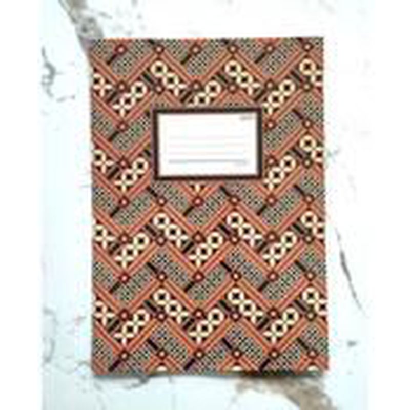 Map kertas folio motif batik - Lembar