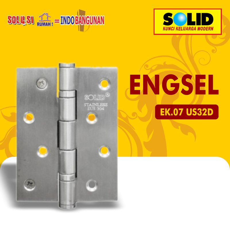SOLID - ENGSEL EK.07/ ENGSEL PINTU/ ENGSEL - 4 X 3 X 2,5 2BB