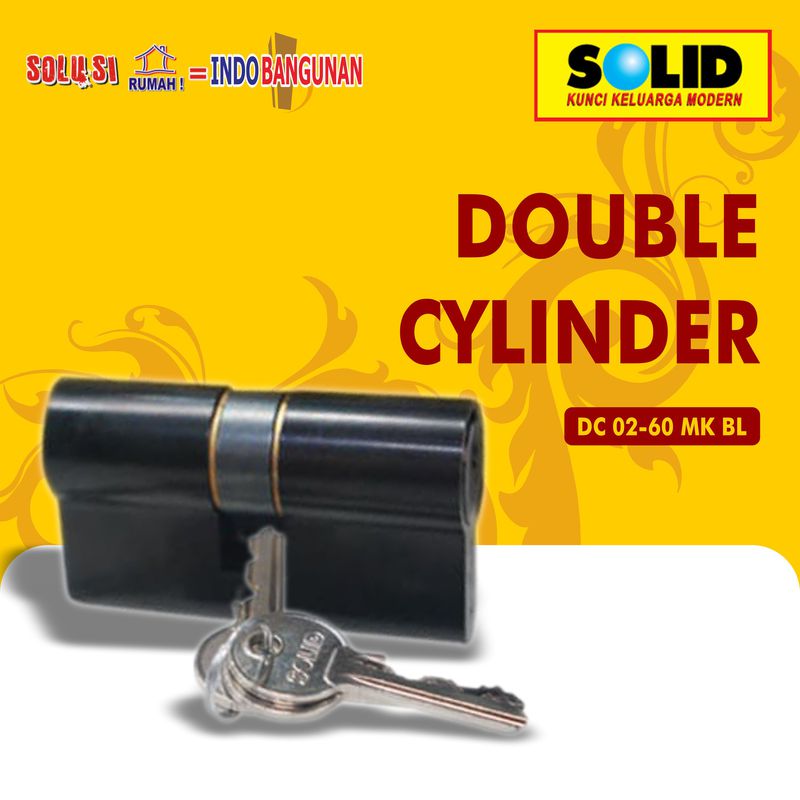 SOLID - DOUBLE CYLINDER/ CYLINDER/ HANDLE/ PINTU