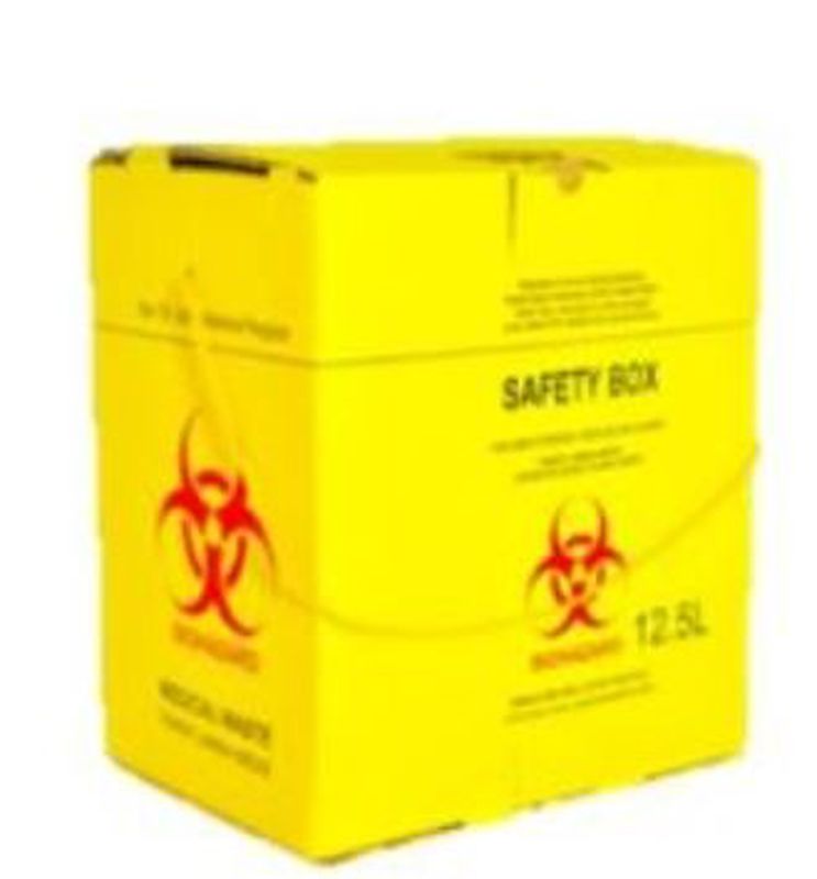 DISPOSAFE BIOHAZARD SAFETY BOX 12 5 LITER BIOHAZARD MEDIS