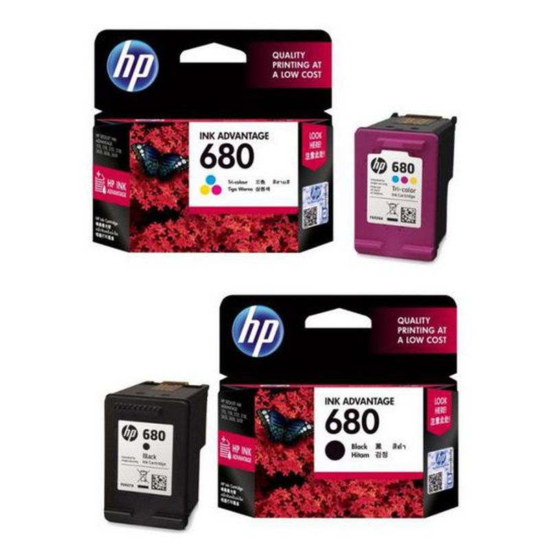 Tinta Printer HP 680 Series - Black