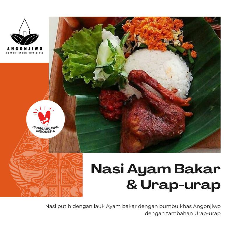 Nasi Ayam Bakar & Urap-urap