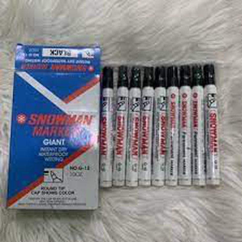 Spidol Permanent Hitam_Lusin
