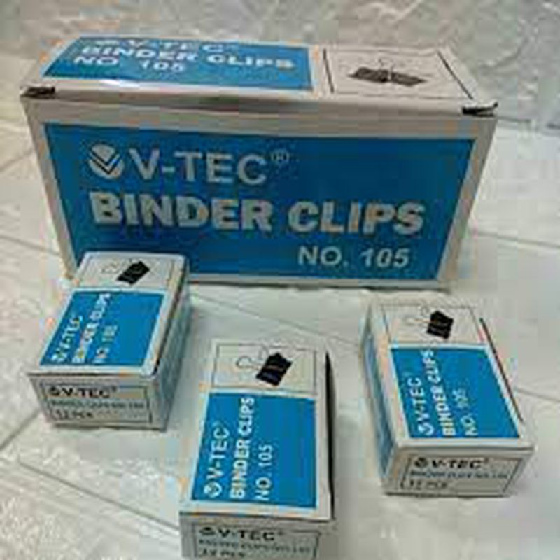 VTec Binder Clips Hitam 105