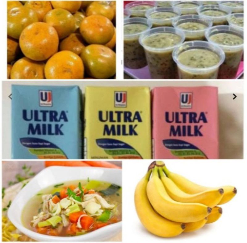 Paket lengkap menu makanan tambahan