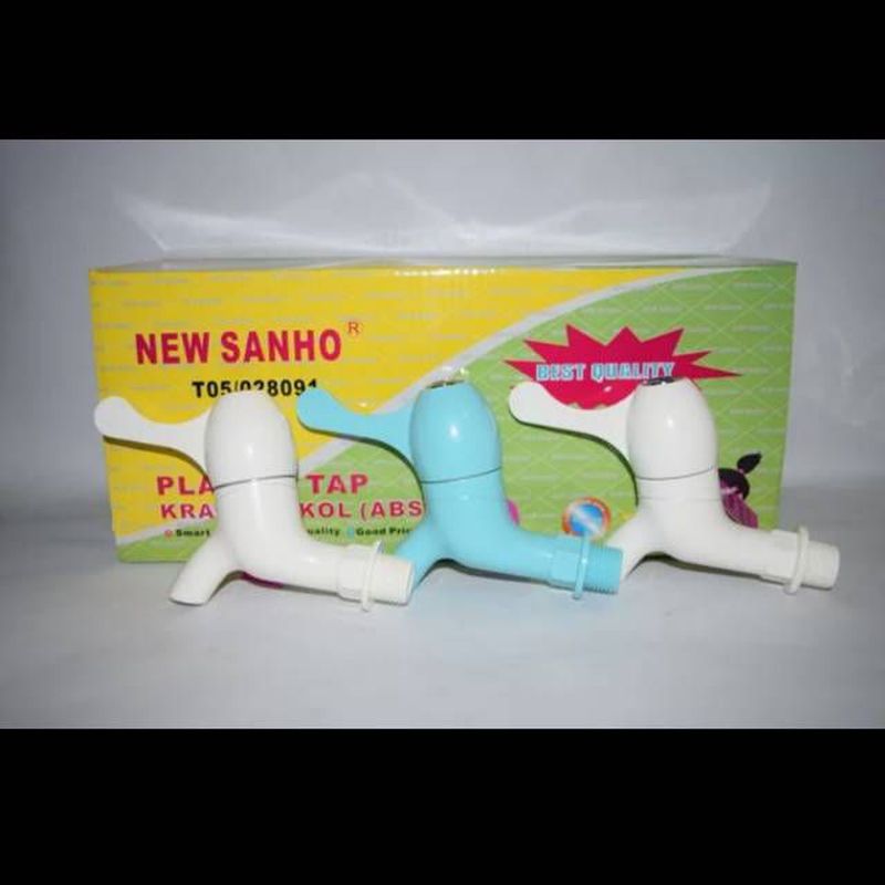 Kran Air Plastik Sanho Ukuran 1/2