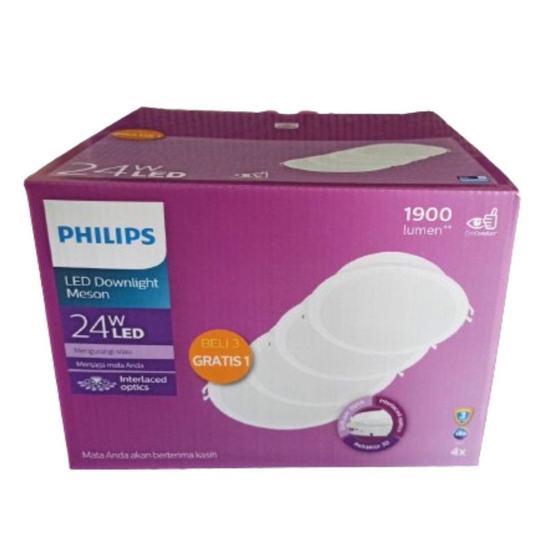 Lampu Philips Downlight 59471 Meson Multipack 200 24W G5 65K Putih