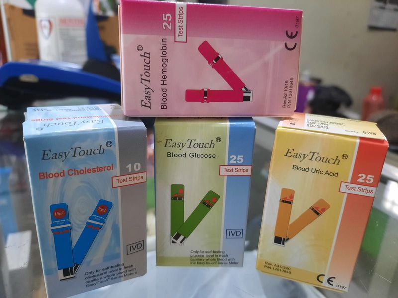 Strip GLucose Asam Urat Kolesterol Easytouch - Strip Gula