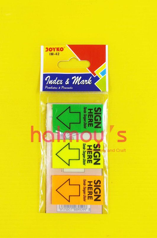 STICK NOTE JOYKO SIGN HERE