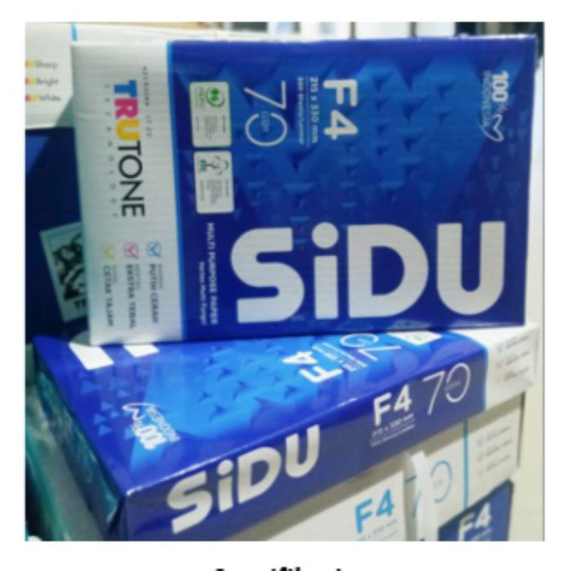 Kertas HVS Folio F4 Sidu