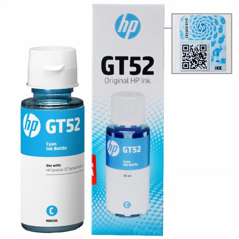 Tinta Printer HP GT52 - Cyan