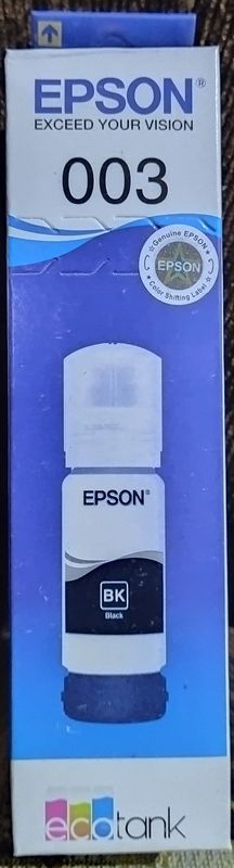 TINTA EPSON 003 BLACK (BK)