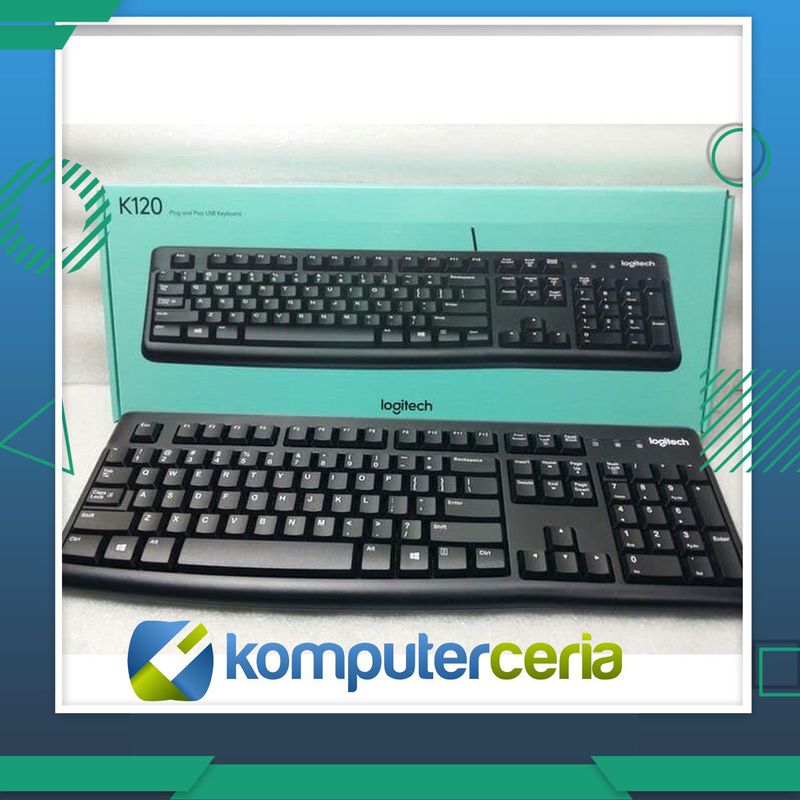Keyboard Kabel USB Logitech K120 Original