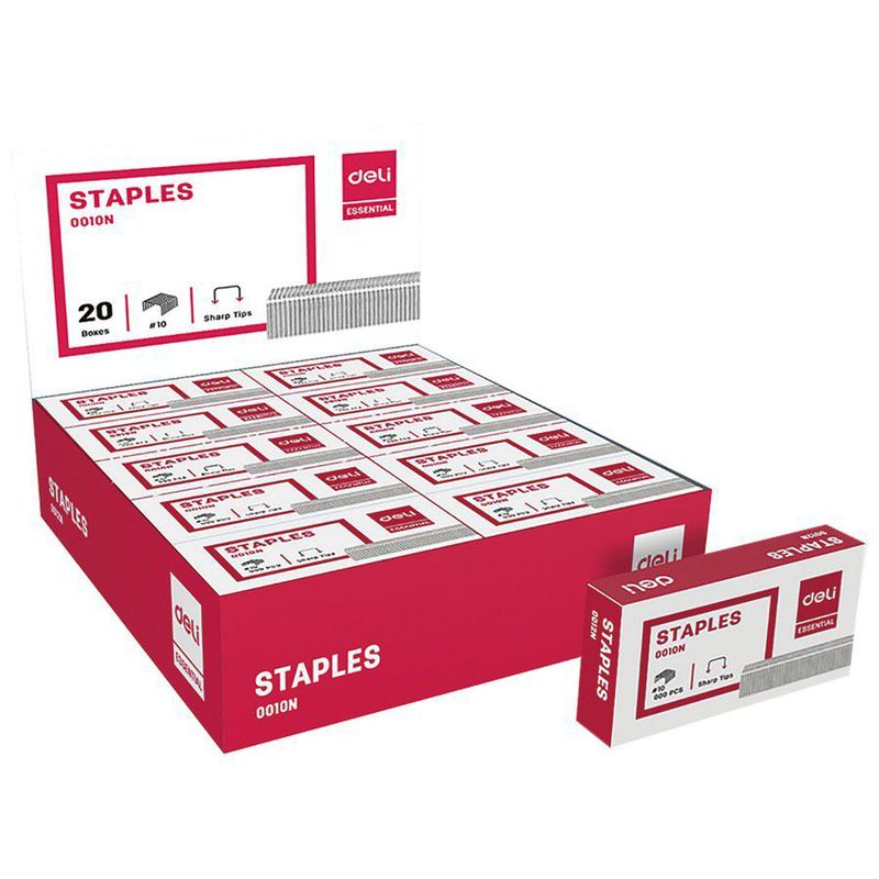 DELI STAPLES 0010N NO.10/PK20