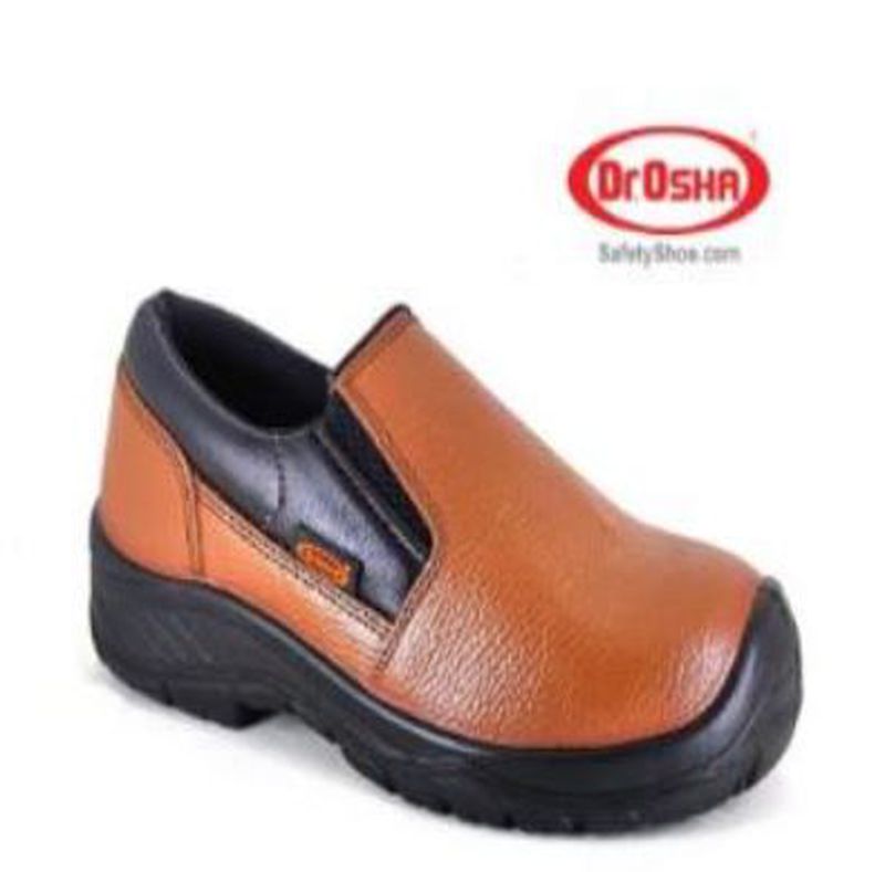 DR. OSHA FREEDOM SLIP ON - 3172 - BROWN - DR. OSHA SAFETY SHOES - COKELAT