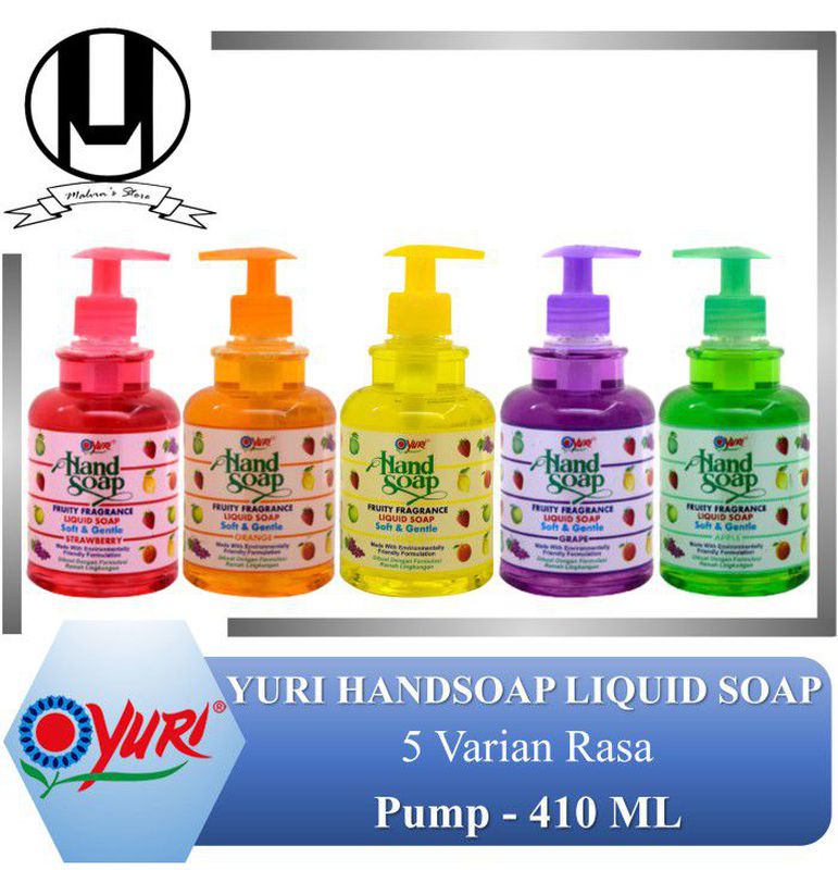 YURI HAND SOAP PUMP 410ML - GRAPE