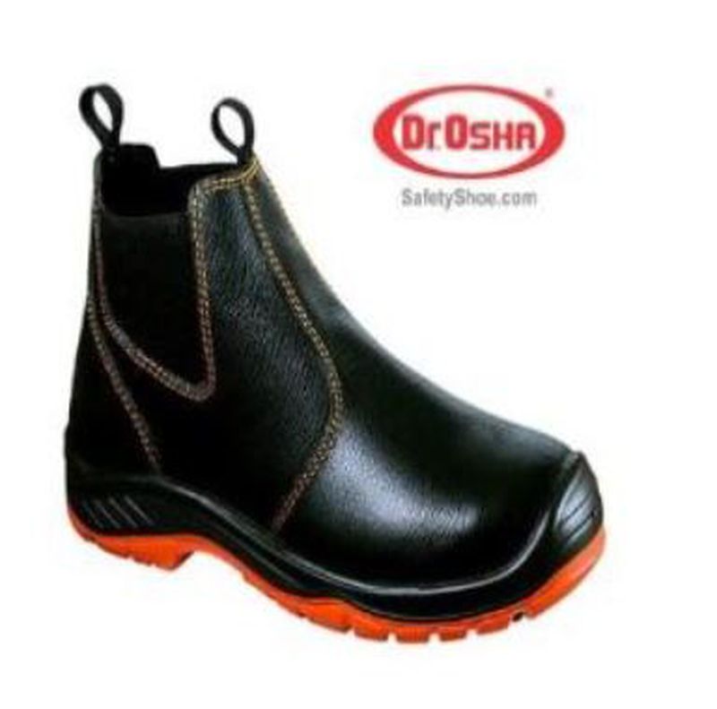 DR. OSHA PRINCIPAL ANKLE BOOT - 9222 - BLACK - DR.OSHA SAFETY SHOES