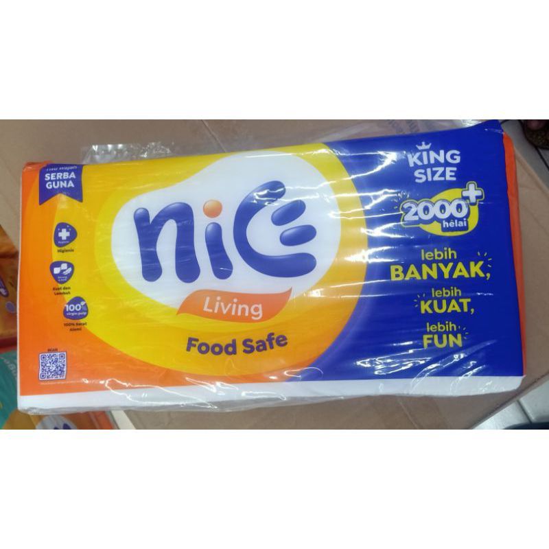Tissue kotak 1000 sheet 2 ply Nice 2 Ply 1000Gr