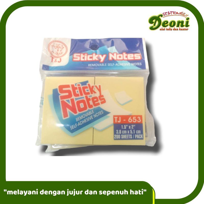 T&J Sticky Note Kecil 1.5 x 2