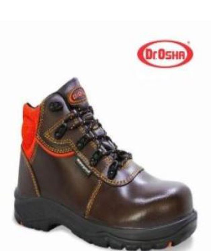 DR. OSHA 9239 DELUXE ANKLE BOOT S1 COMPOSITE TOE CAP BROWN - DR.OSHA SAFETY