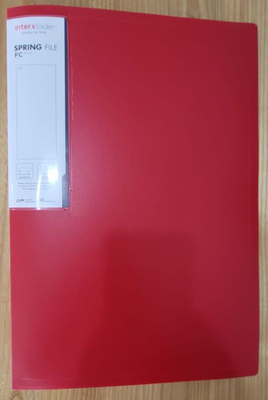 INTERX FOLDER SPRING FILE FC MERAH