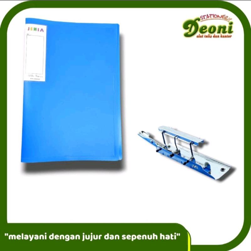 Jenia Map Plastik Jepit Folio
