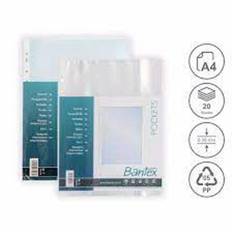 PLASTIK POCKET A4 BANTEX