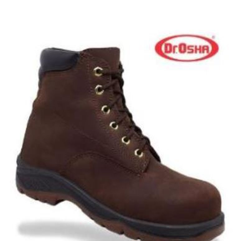 DR. OSHA 9290 MAVERICK ANKLE BOOT BROWN S1 COMPOSITE TOE CAP - DR.OSHA ...