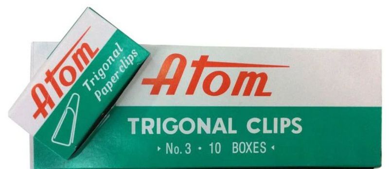 Paper Clips No 3 Atom