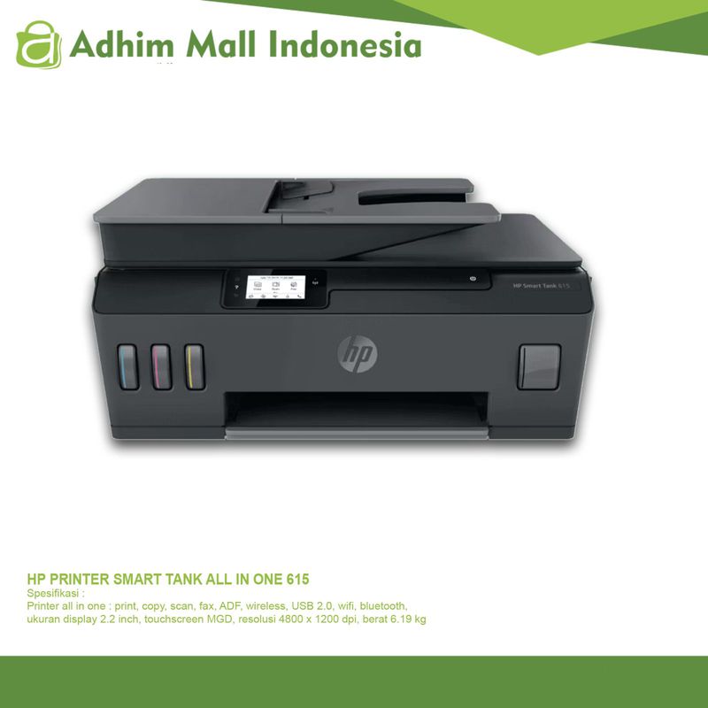 HP PRINTER SMART TANK ALL IN ONE 615