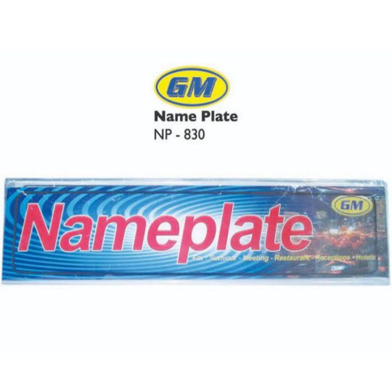NAME PLATE 8X30 (830) GM