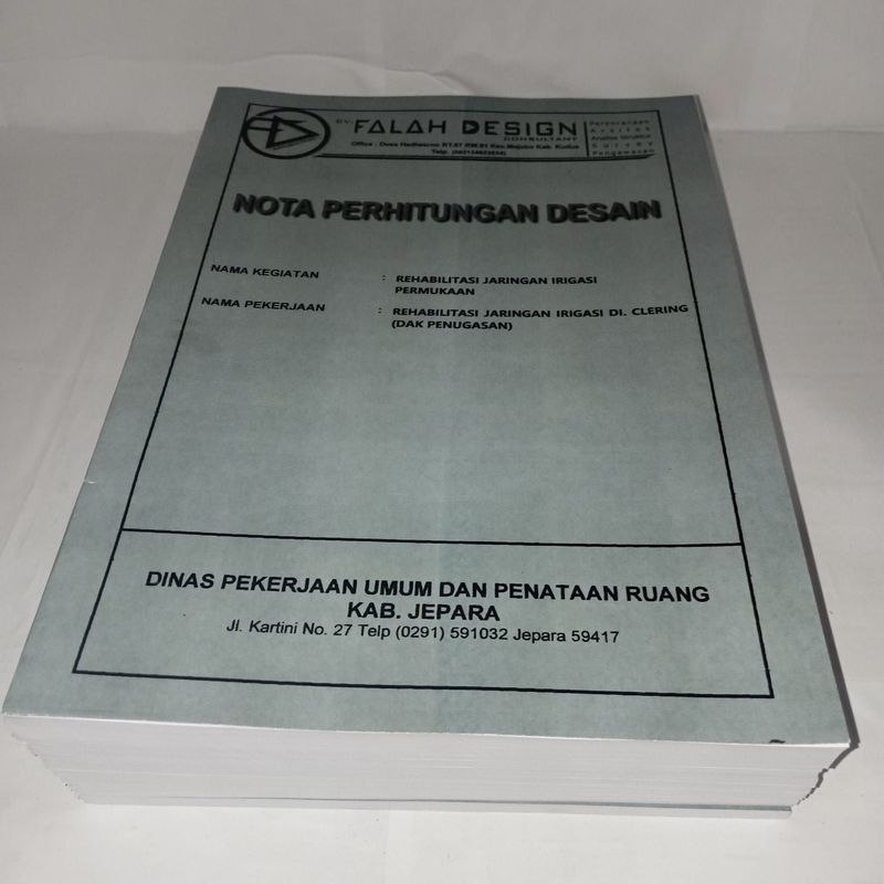 Jilid Buku Soft Cover - A4